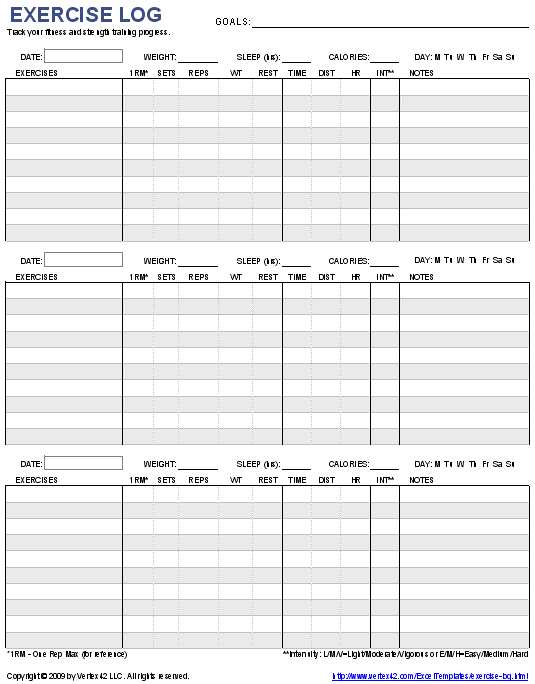 9+ Excel Workout Templates - Excel Templates 9+ Excel Workout Templates - Excel Templates