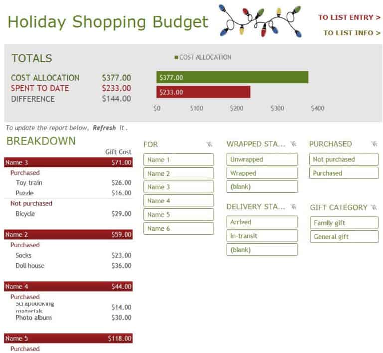 Top 20 Excel Budget Worksheet Templates - Excel Templates