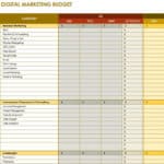 15+ Practical Marketing Budget Excel Templates - Excel Templates